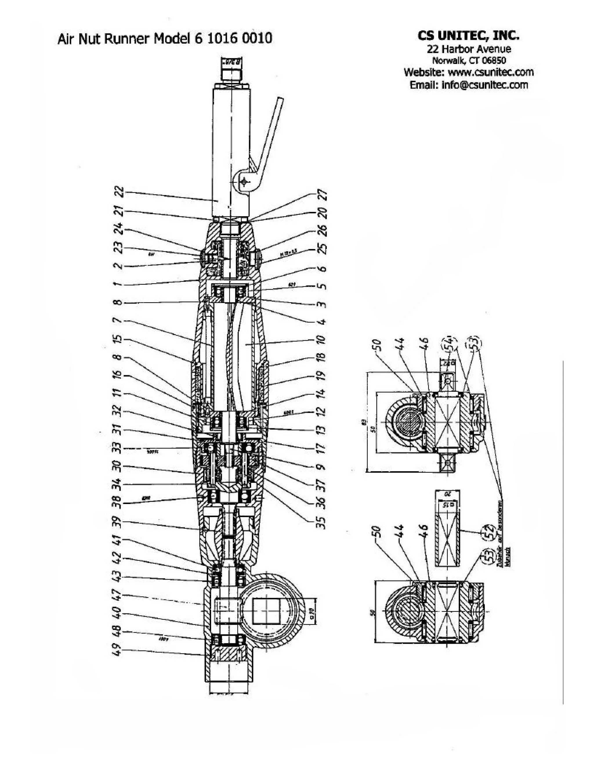 CS Unitec Nut Runners: 6 1016 0099 | PDF