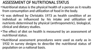 NUT 801 - ASSESSMENT OF NUTRITIONAL STATUS - PART II.pptx