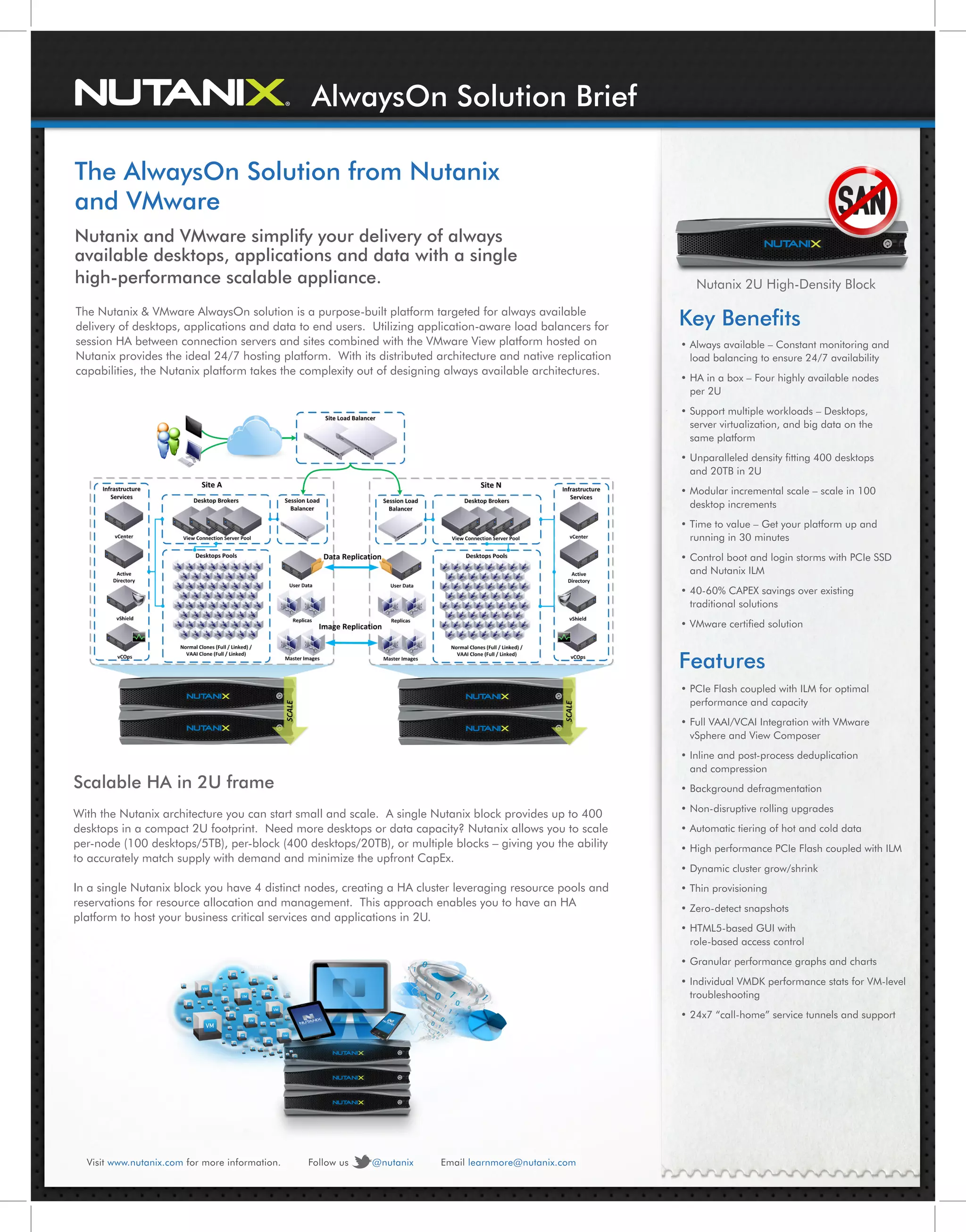 Nutanix Always On-Solution-Brief | PDF