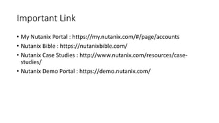 Nutanix basic | PPTX