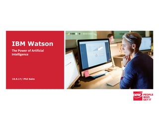 Nutanix Event - Watson AI Presentation | PDF