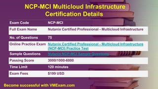 Nutanix NCP-MCI Exam | How to Prepare | PPT