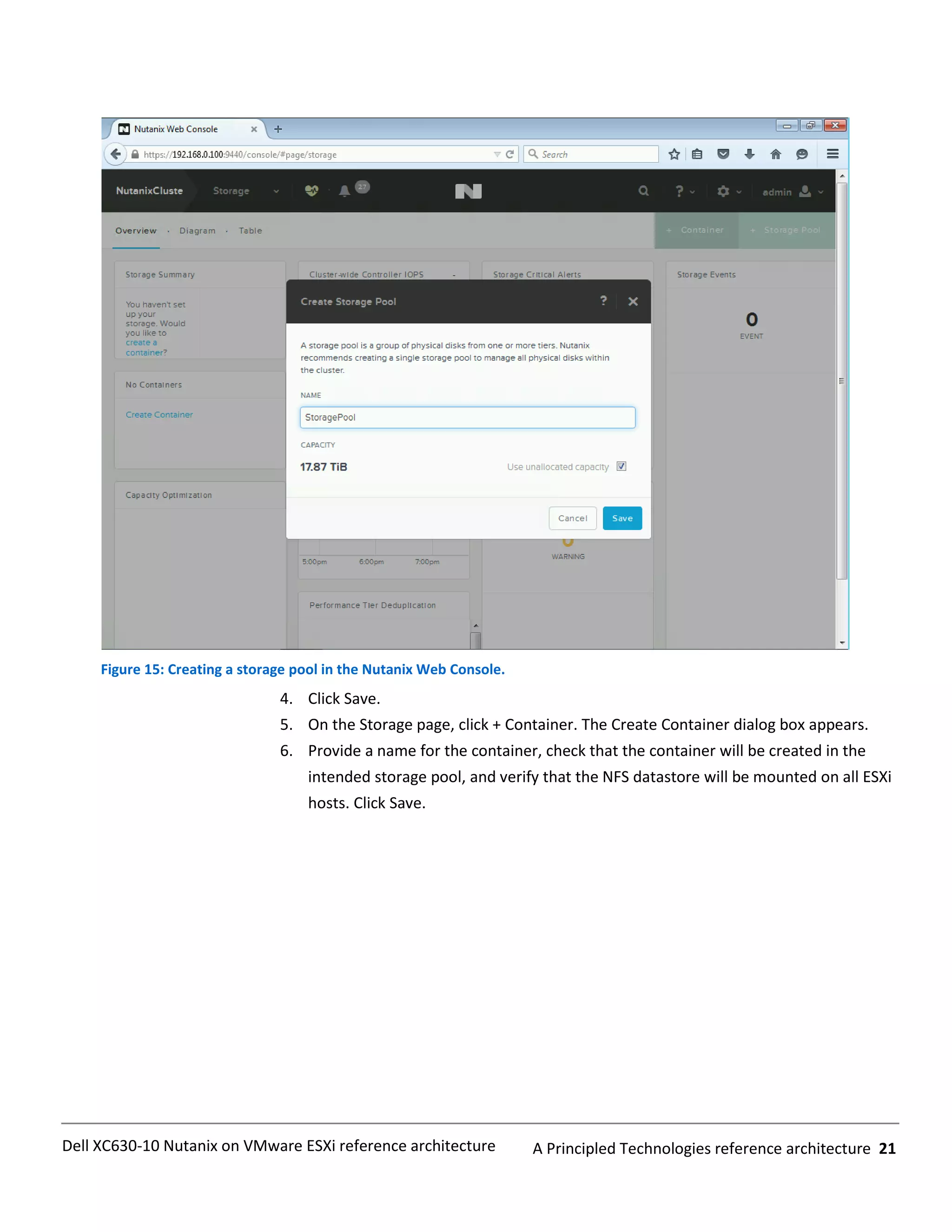 Dell XC630-10 Nutanix on VMware ESXi reference architecture | PDF