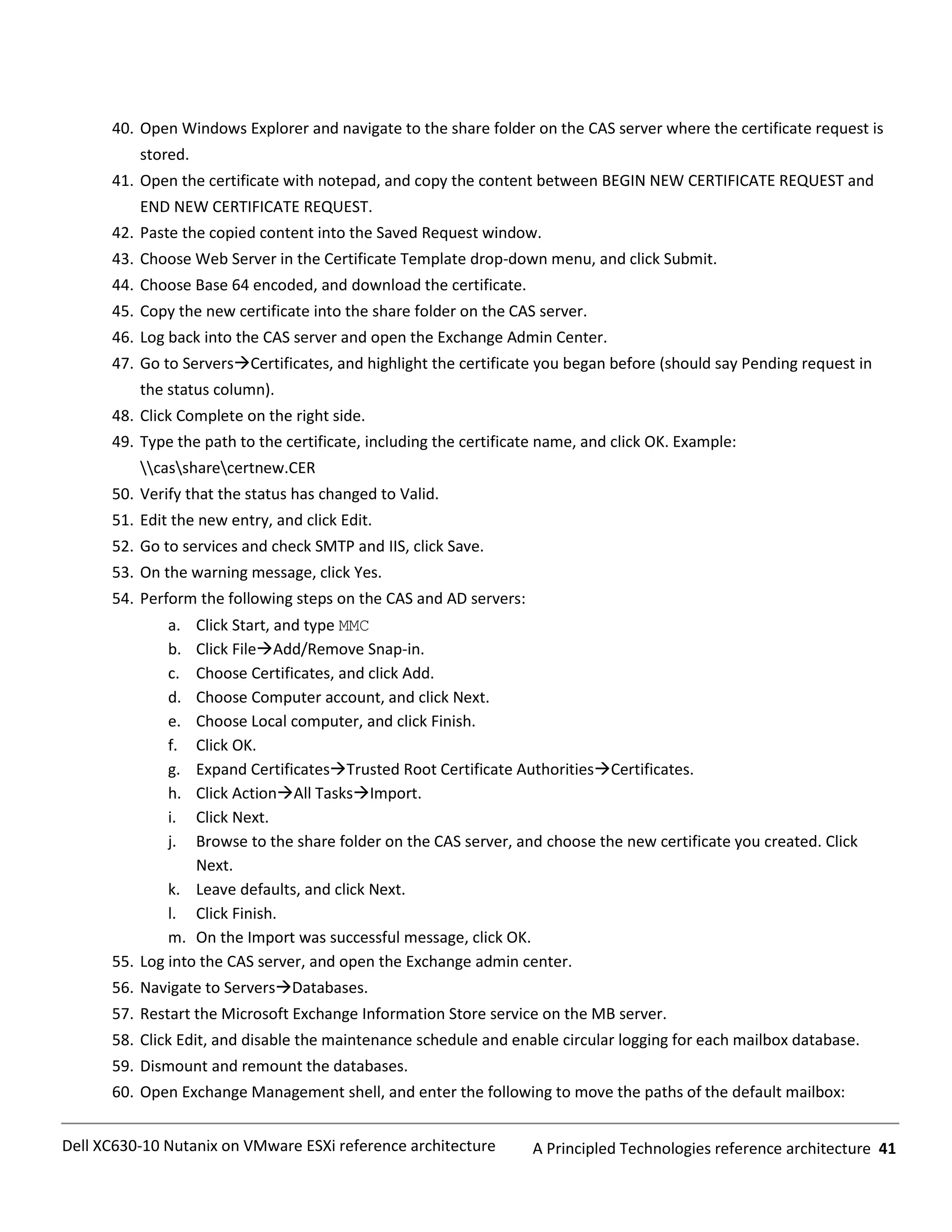 Dell XC630-10 Nutanix on VMware ESXi reference architecture | PDF