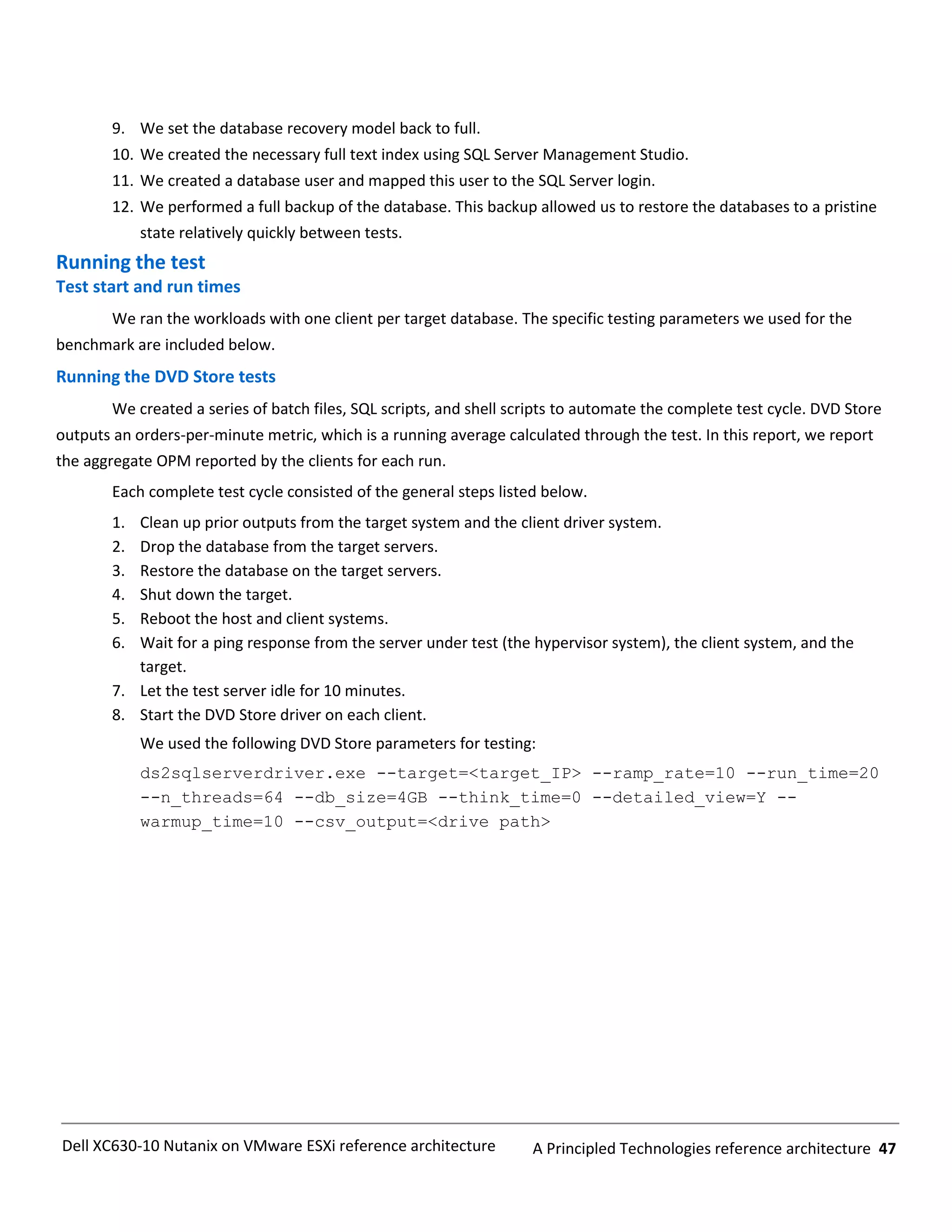 Dell XC630-10 Nutanix on VMware ESXi reference architecture | PDF