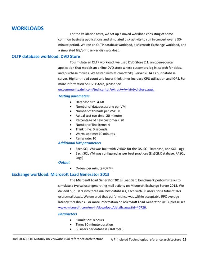 Dell XC630-10 Nutanix on VMware ESXi reference architecture | PDF | Computer Software and ...