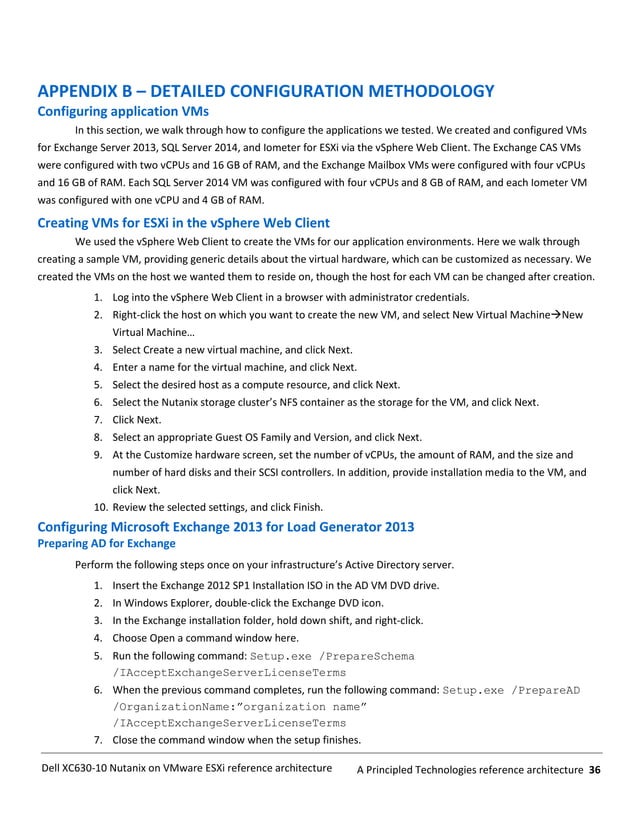 Dell XC630-10 Nutanix on VMware ESXi reference architecture | PDF ...