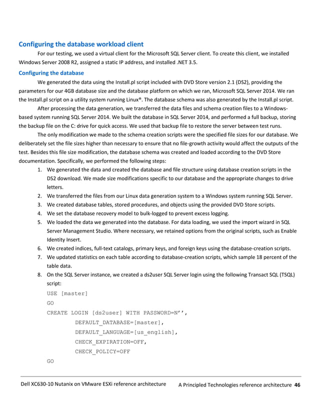 Dell XC630-10 Nutanix on VMware ESXi reference architecture | PDF | Computer Software and ...