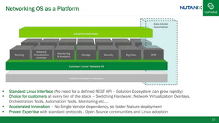 Nutanix + Cumulus Linux: Deploying True Hyper Convergence with Open Networking | PPT