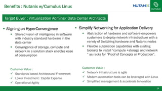 Nutanix + Cumulus Linux: Deploying True Hyper Convergence with Open Networking | PPT