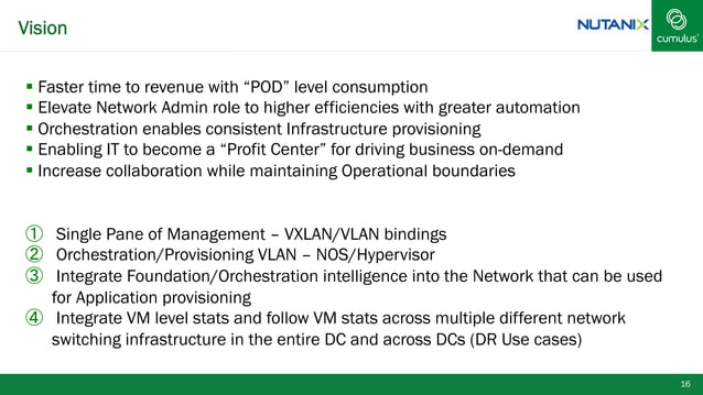 Nutanix + Cumulus Linux: Deploying True Hyper Convergence with Open Networking | PPT