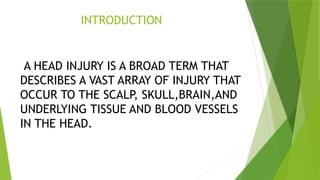 HEAD INJURY management and prevention.pptx