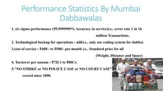 Nutan tiffin box service- Dabbawalas- Case Analysis- PPT | PPTX