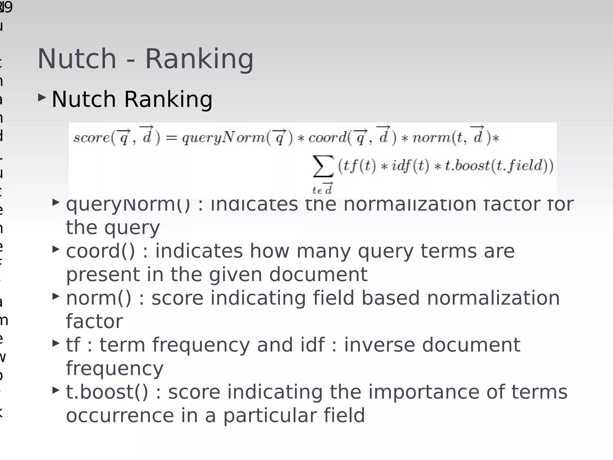 Nutch and lucene_framework | PPT