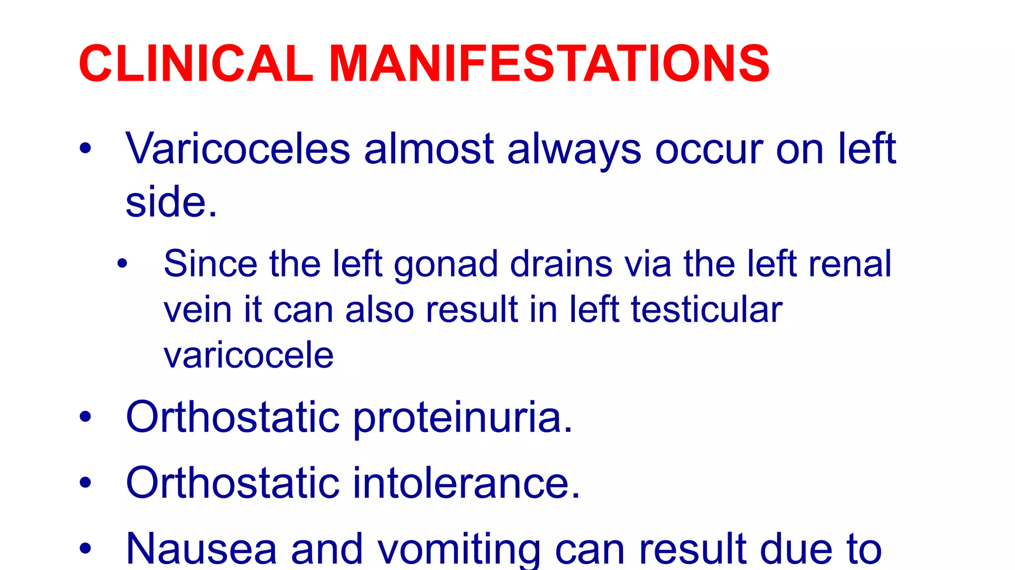 Nutcracker syndrome | PPTX