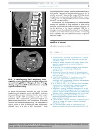 Nutcracker syndrome in children presenting with recurrent gross ...