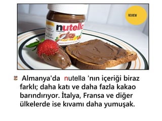 Nutella History ( Turkish) - Nutella Tarihi | PPT