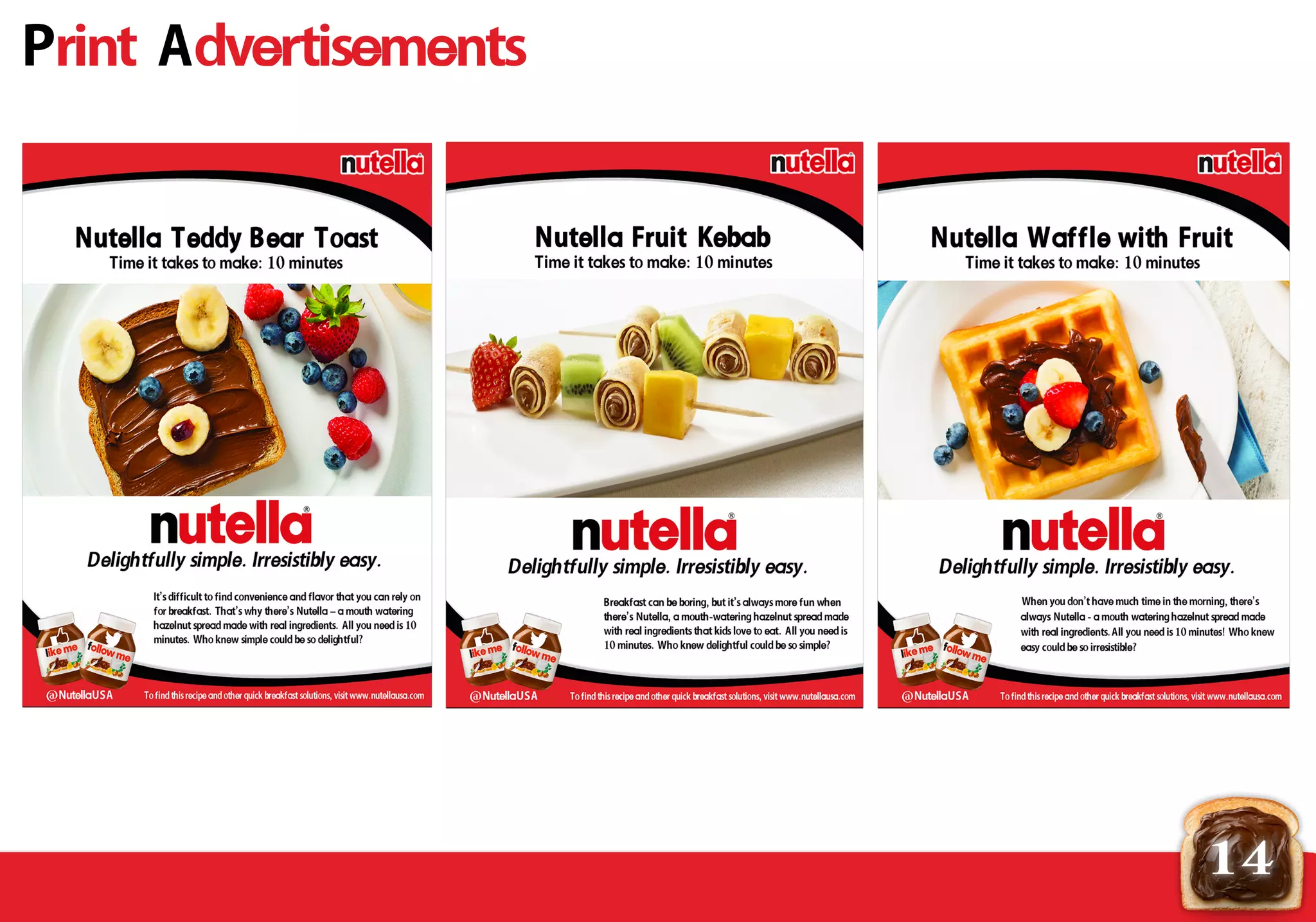 Nutella Advertising Campaign | PDF