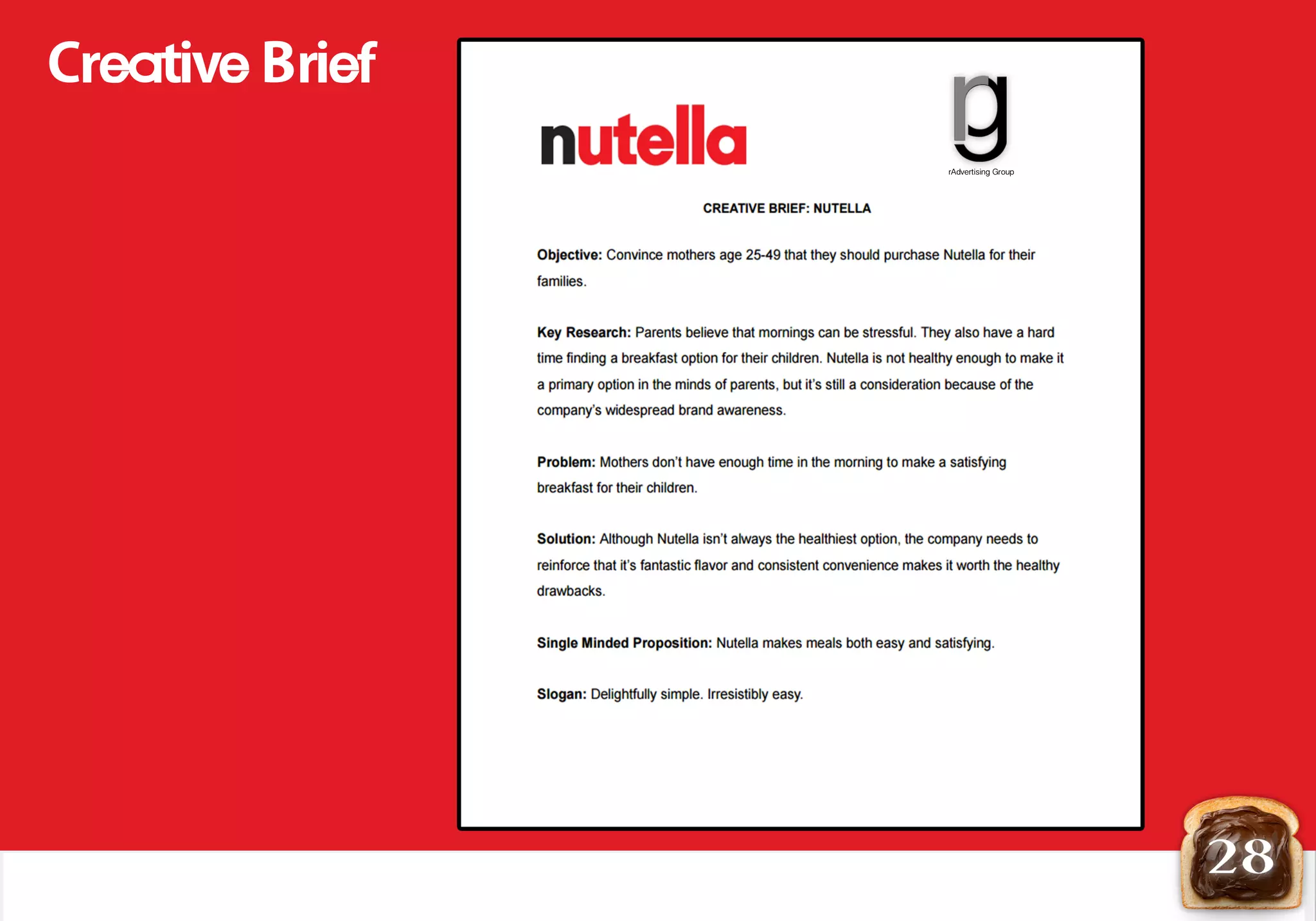 Nutella Advertising Campaign | PDF