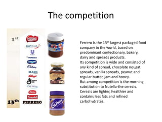 Nutella university project | PPTX