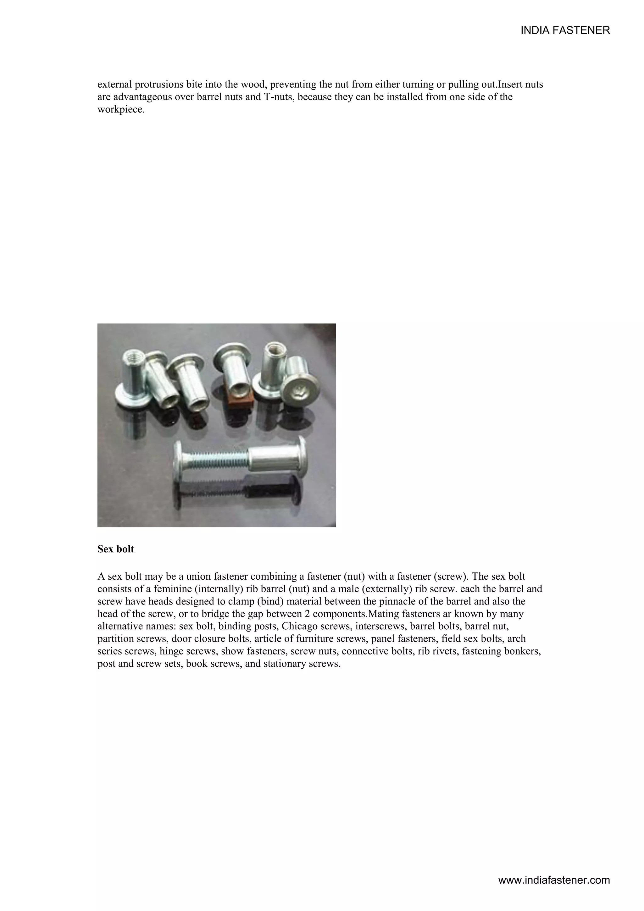Nut fastener | PDF
