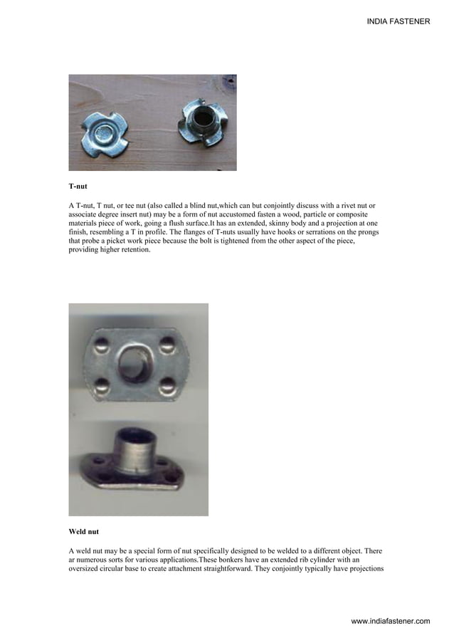 Nut fastener | PDF