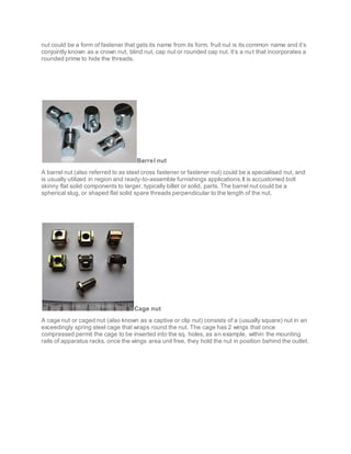 Nut fastener | DOCX
