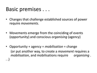 Social Movement Unionism: connecting ideas and activism | PPTX