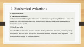 Nutiritional assessment | PPTX