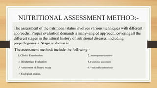 Nutiritional assessment | PPTX