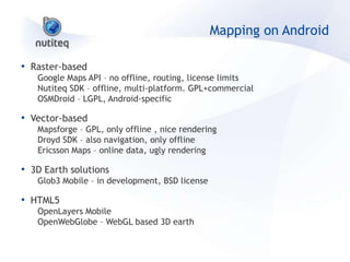 Nutiteq android sdk_2011_sept | PPT