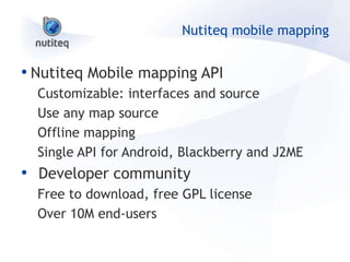 Nutiteq android sdk_2011_sept | PPT