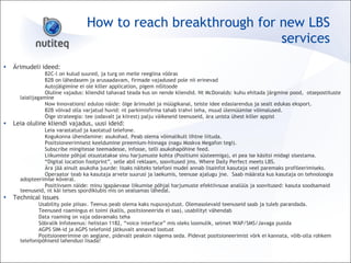 Nutiteq Mobile Monday | PPT