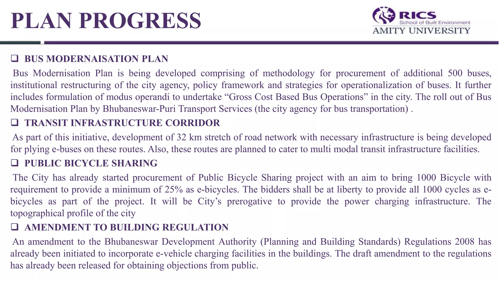 Bhubaneswar E-Mobility Plan | PPTX | Rail Travel | Travel Type