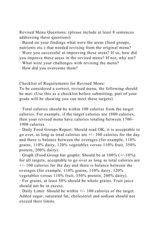 NUTR 100 – Diet Analysis Project Template (Parts I, II & III)P.docx