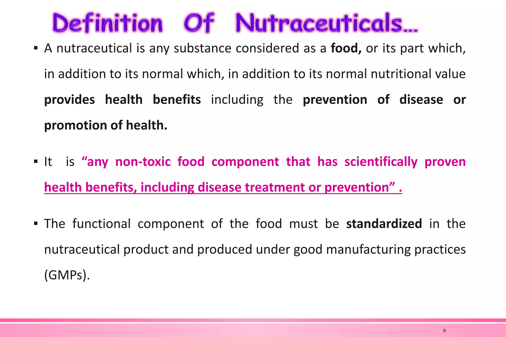 Nutraceuticals | PPSX