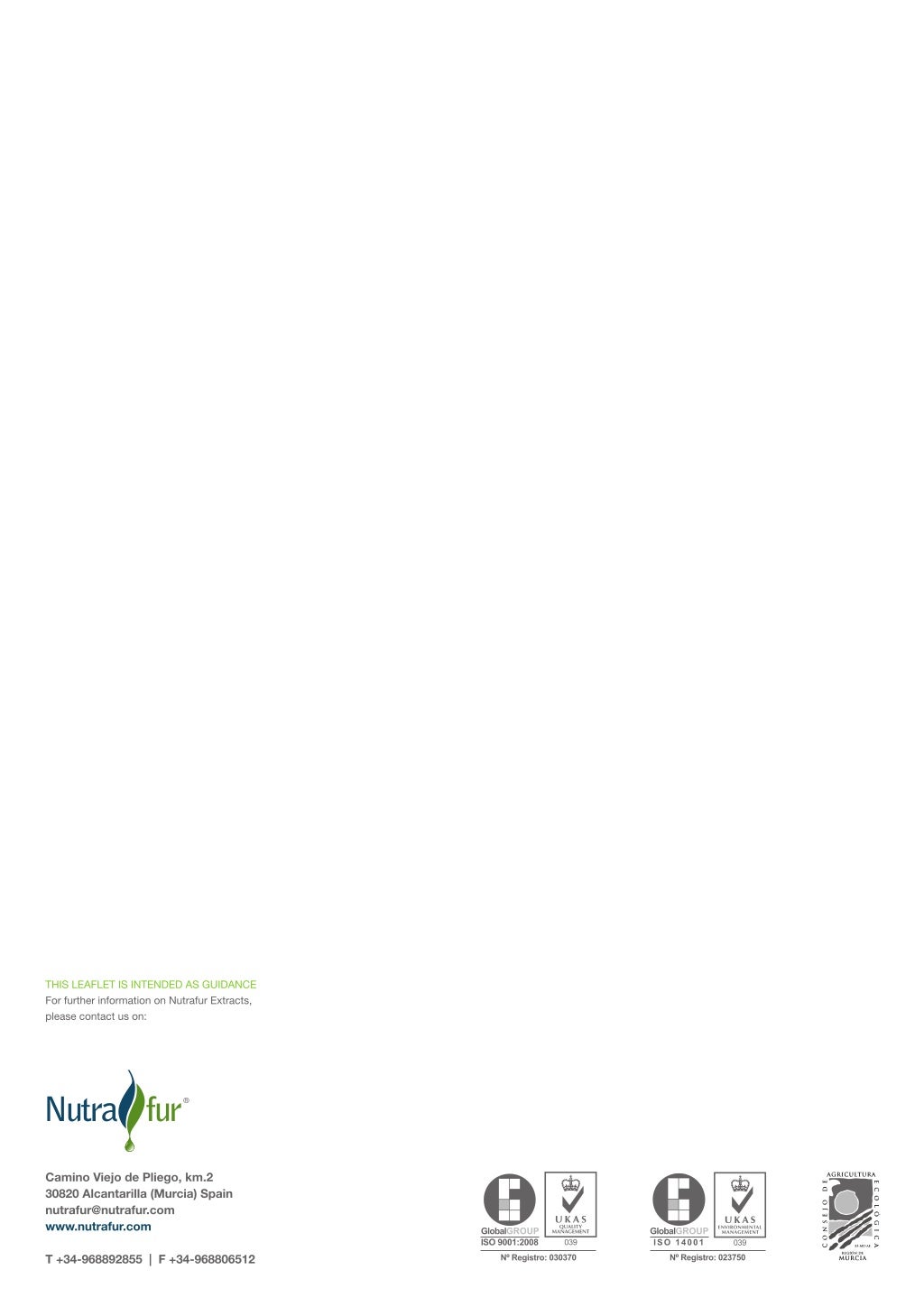 Nutraceutical & Cosmeceutical Nutrafur Extracts