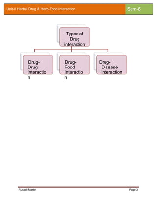 Nutraceutical (drug interaction & classification) | PDF