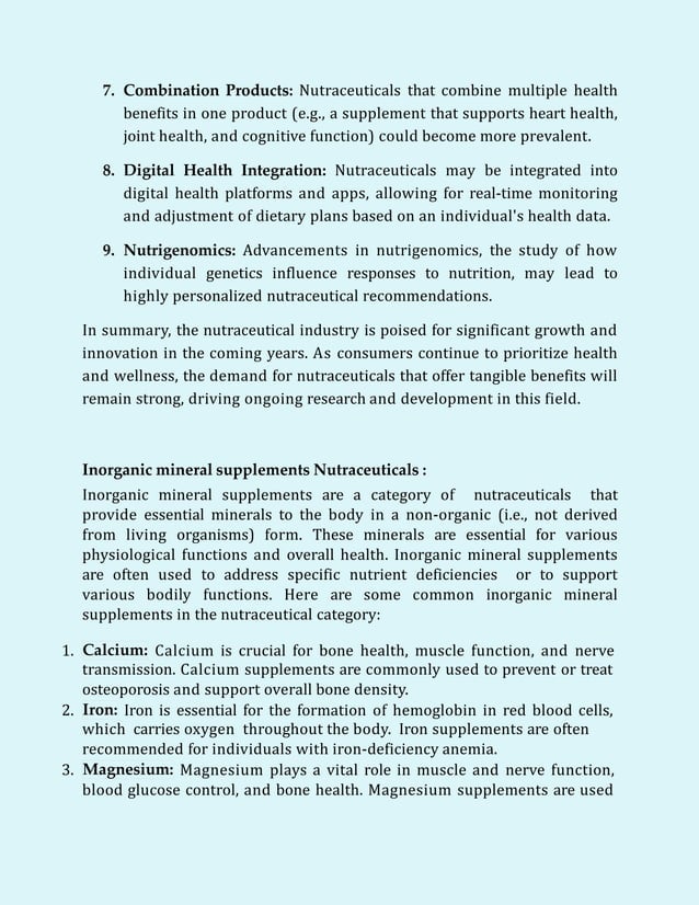 Topic: Nutraceuticals. | PPTX | Thyroid Disorders | Endocrine and Metabolic Diseases