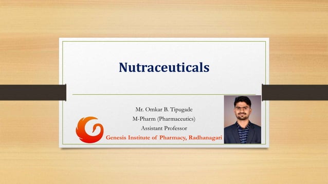 HDT Unit 2: Nutraceuticals Global Market Overview And Growth Of Nutraceutical Segment | PPTX ...
