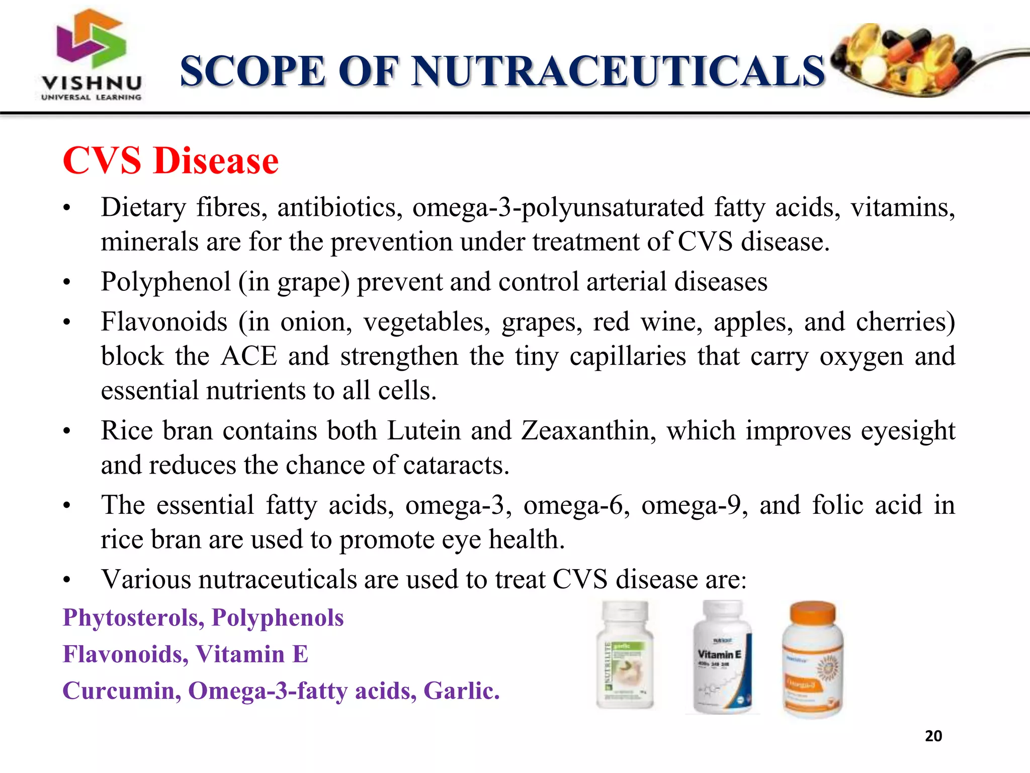 Scope of Nutraceuticals | PPTX