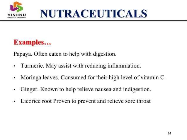 Scope of Nutraceuticals | PPTX | Herbs and Supplements | Alternative Medicine