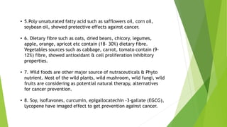 Nutraceuticals For Prevention of Cancer & Diabetes | PPT