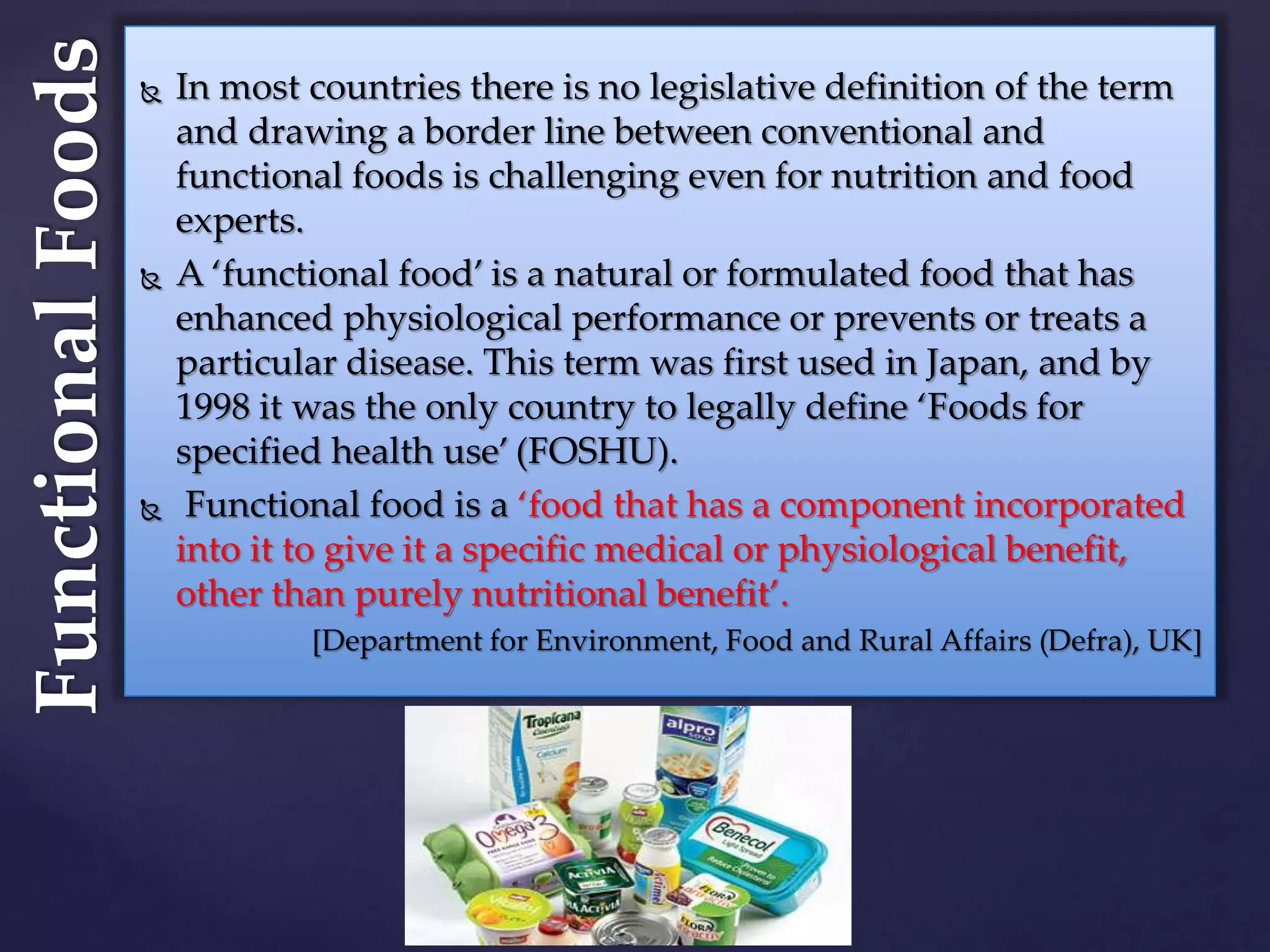 Development of Nutraceuticals & functional foods | PPTX