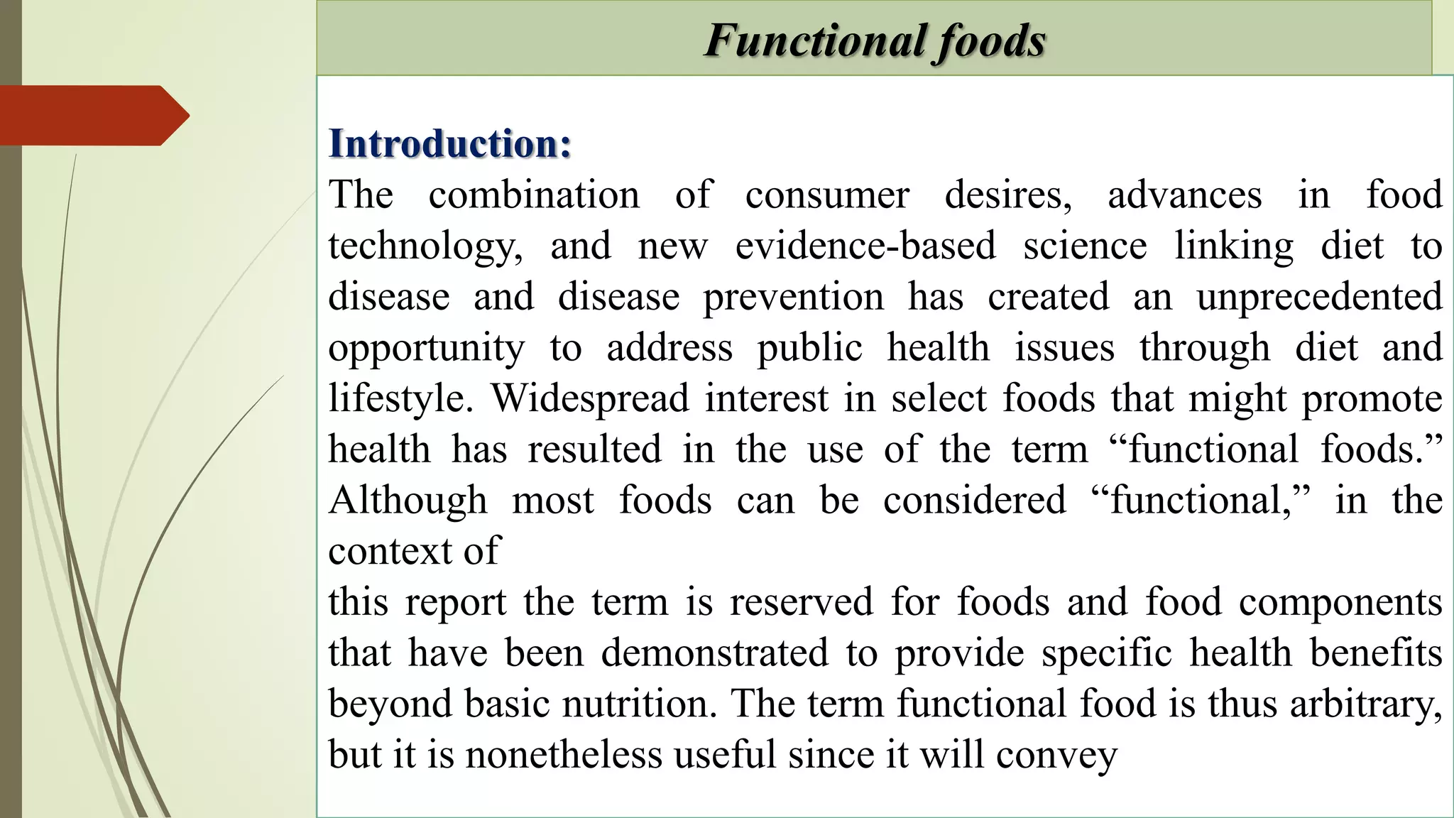 Nutraceuticals & functional foods | PPTX