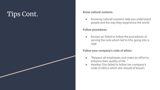 Nut Rage & Korean Airlines | PPT