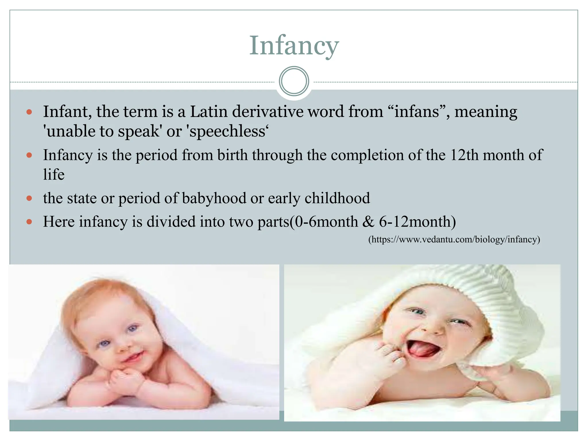 Nutrition in Infancy & Childhood PPTs for Health Education. | PPTX