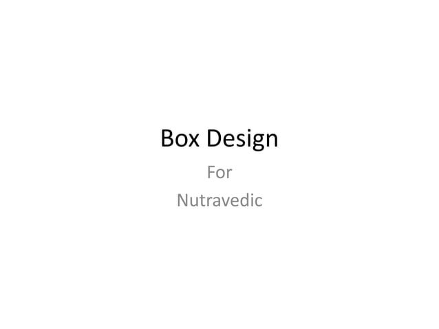 Nutravedic | PPT