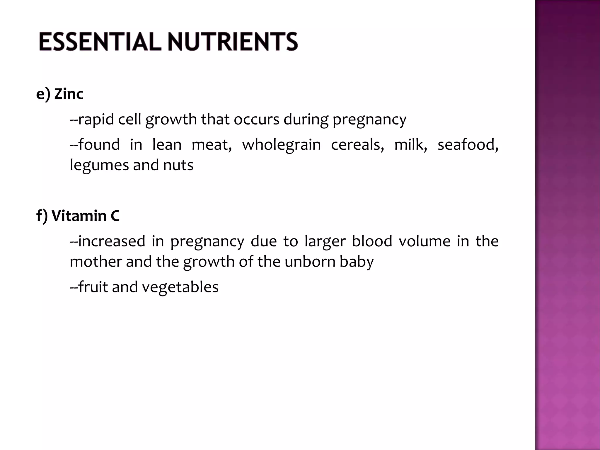 Nutrition during pregnancy | PPT