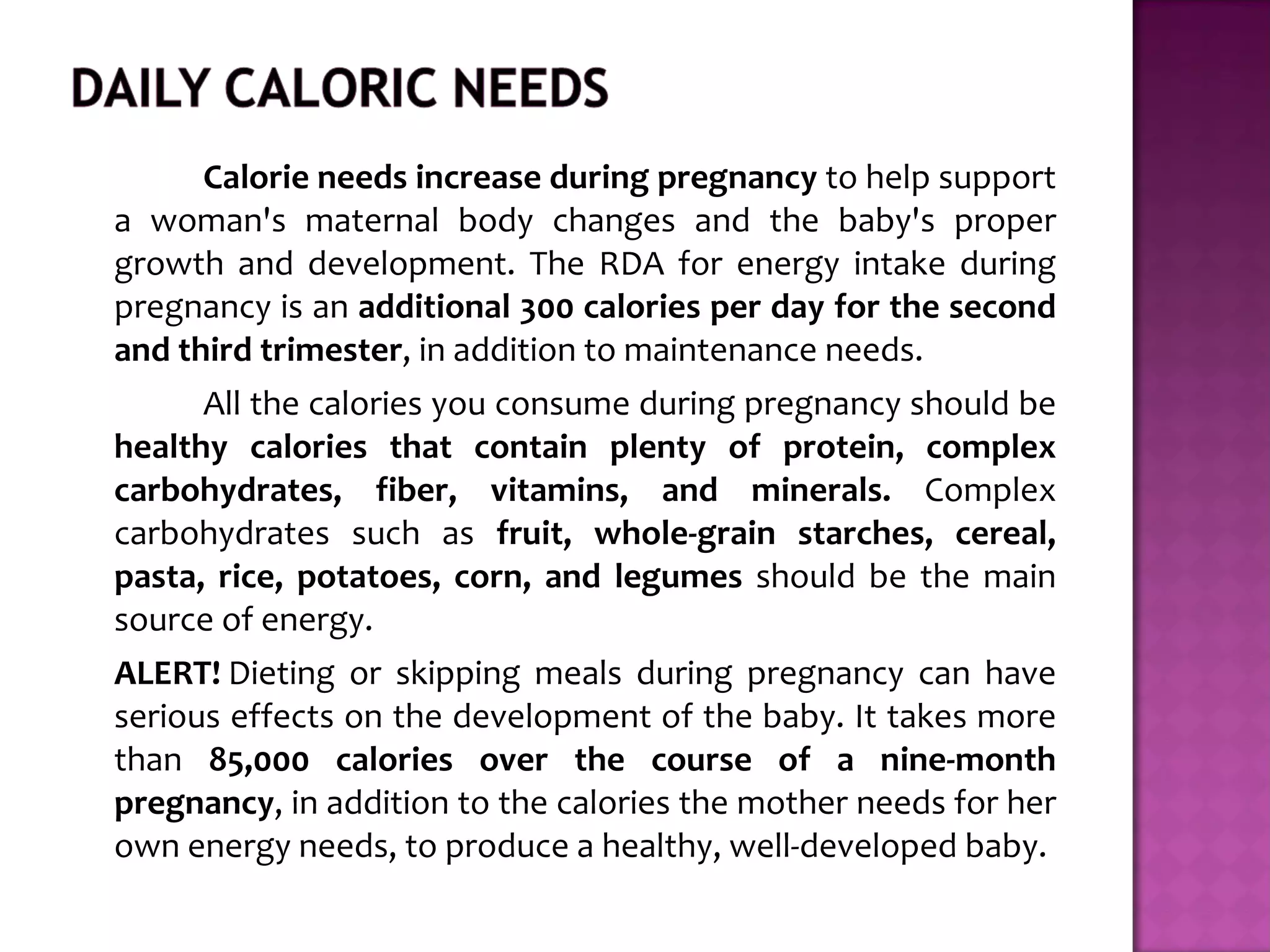 Nutrition during pregnancy | PPT